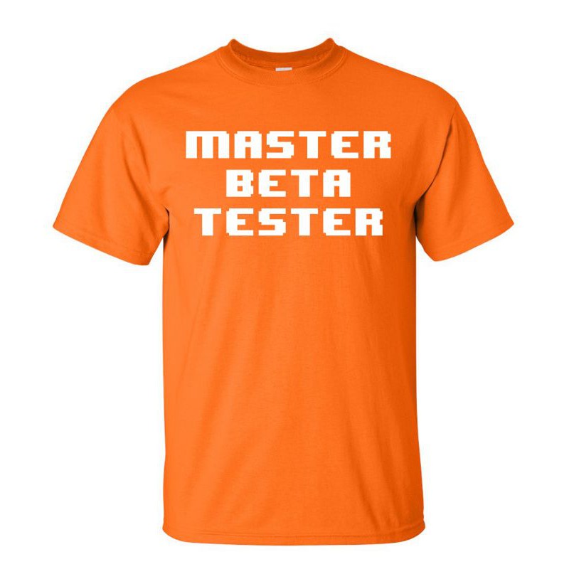 Jual Tshirt Master Beta Tester | Cotton Combed Unisex | Shopee Indonesia