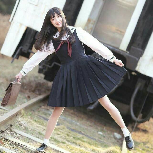 Jual Inner dan Outer Seifuku dress By KYUKYU (Ky009) High Quality REAL ...