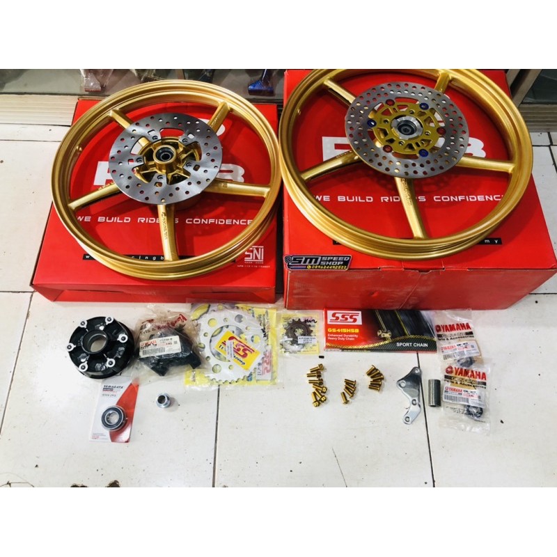 Jual VELG RCB SP522 MX KING FULL PNP NINJA 150 R / RR / SS UKURAN 160/ ...