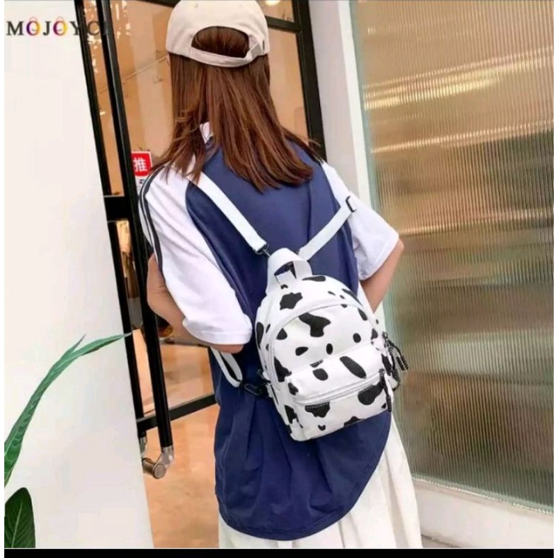 Jual NUKITU - Tas Ransel Mini Motiv sapi - tas ransel Korean Style ...