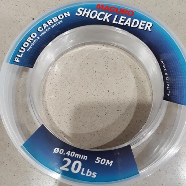 Jual Senar Maguro Shock Leader Fluoro Carbon 0,40MM Panjang 50M, 20LB ...