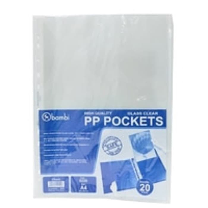 Jual BAMBI Plastik PP POCKET A4 BAMBI 5220 ++ | Shopee Indonesia