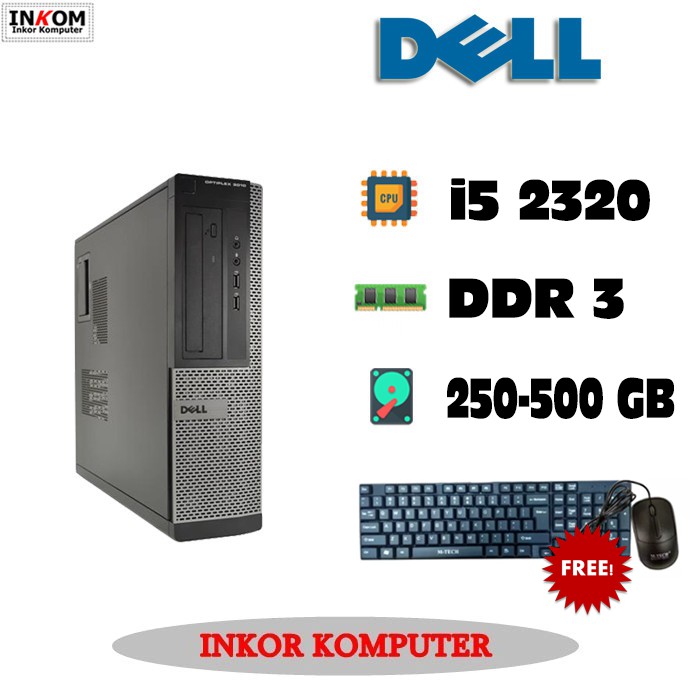 Jual PC Built Up Dell OptiPlex Desktop CPU Dell Intel Core | Shopee ...