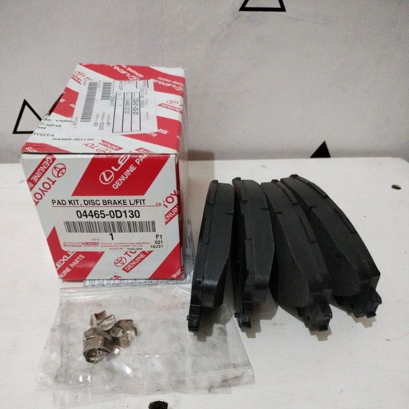 Jual Brake pad Yaris Vios 2014-2021 Ori | Kampas rem depan Toyota Yaris ...