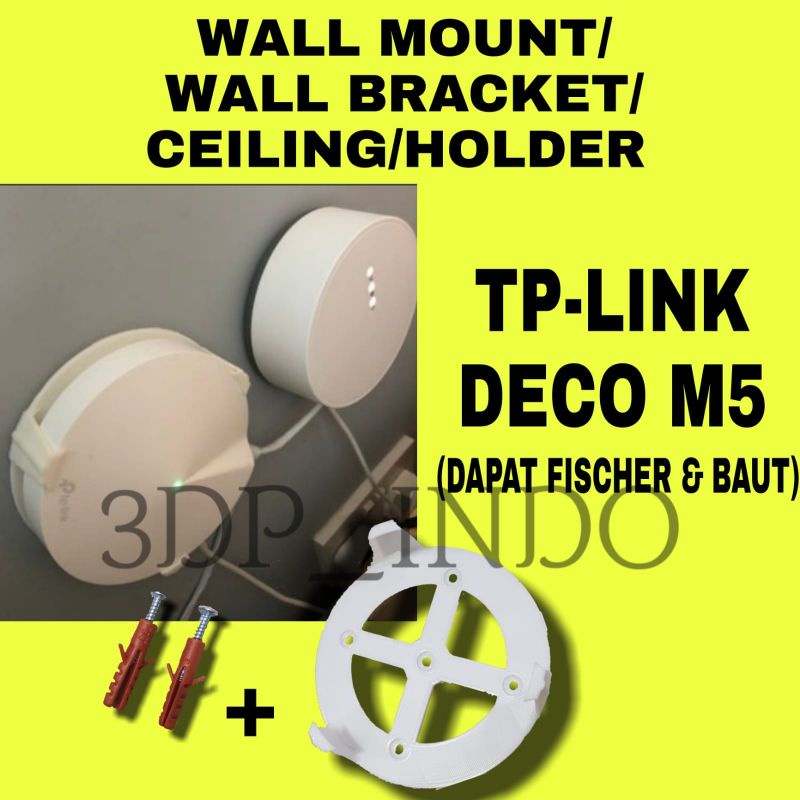 Jual TP-LINK Tp Link Deco M5 Wall Mount Ceiling Bracket Holder | Shopee ...