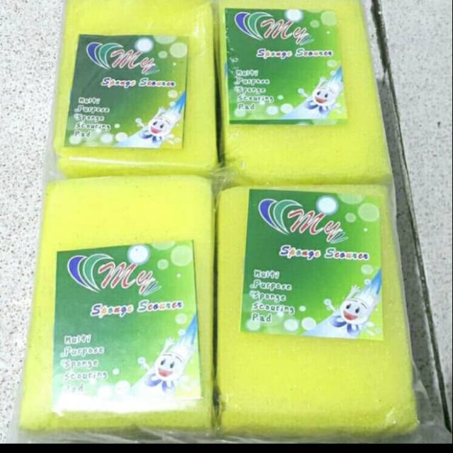 Jual SABUT SPON ( MY , MY ) KUNING HIJAU CUCI PIRING GROSIR TERMURAH .z ...