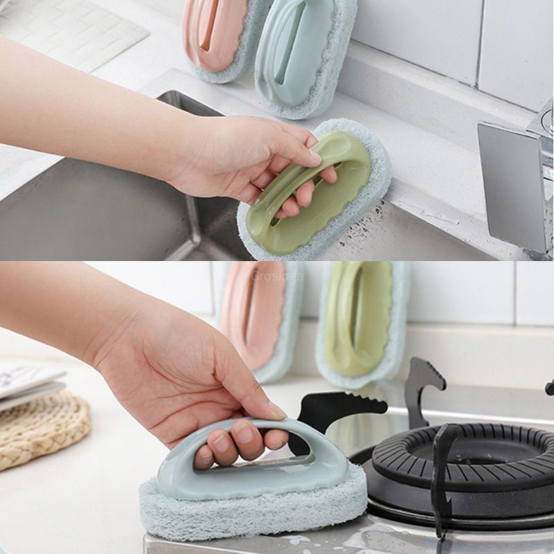 Jual [ Sikat NANO ] MAGIC Spons Sikat Panci Pembersih Kerak Noda Alat ...