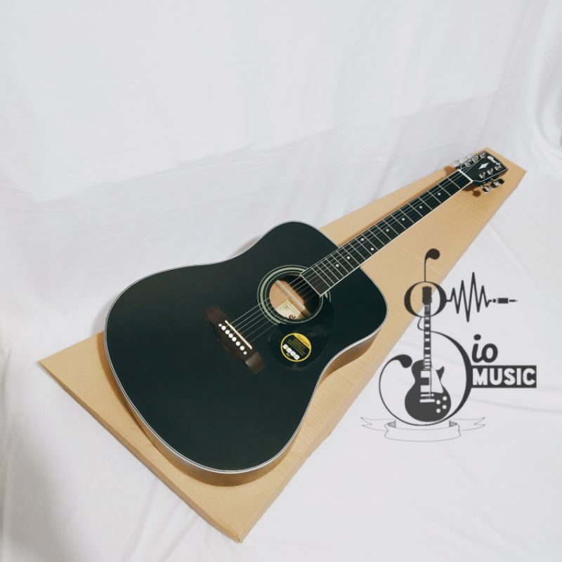 Jual Gitar Cort ad810 op jumbo akustik elektrik tanam besi High medium ...