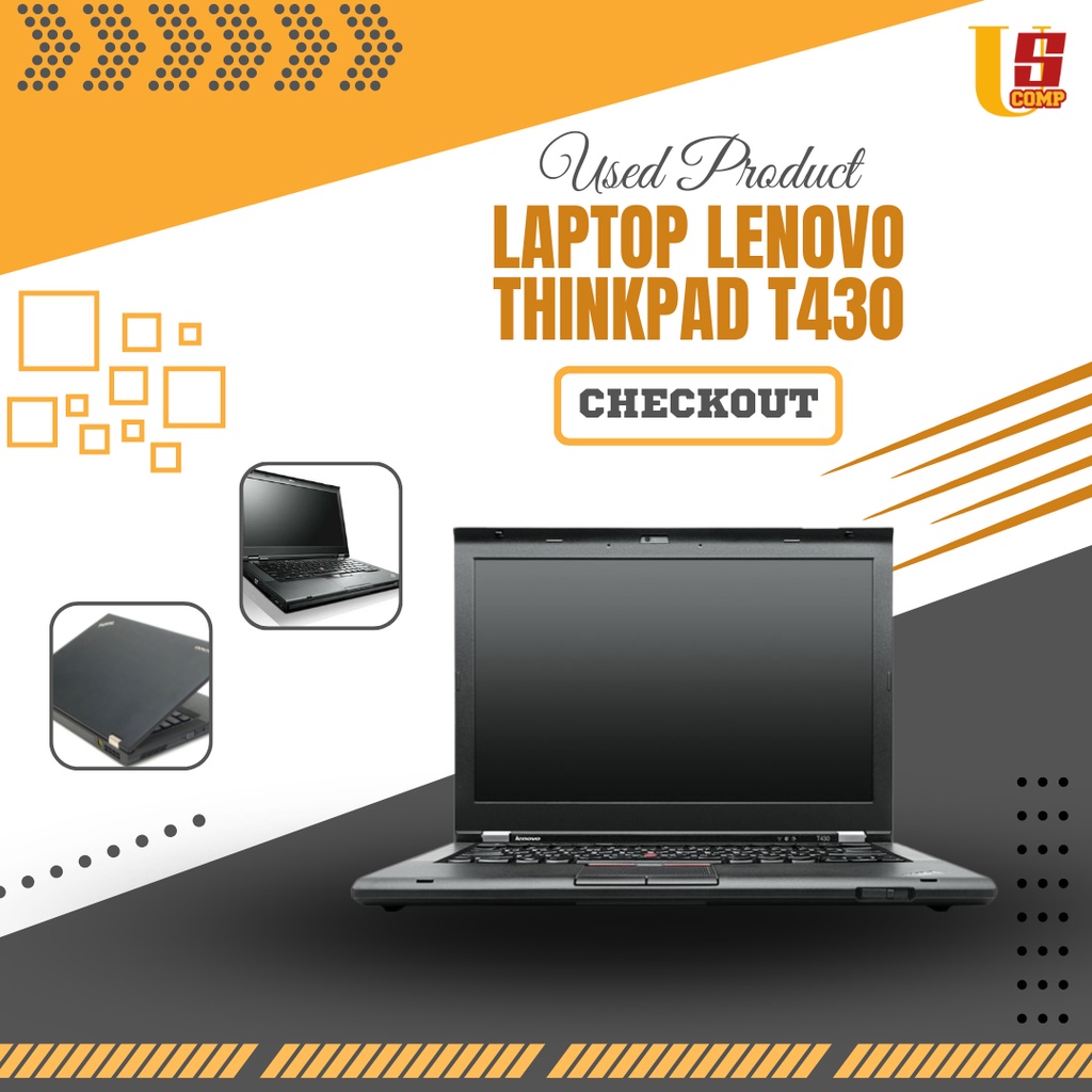 Jual Laptop LENOVO ThinkPad T430 || Core i5 3320m || RAM 8GB || SSD ...