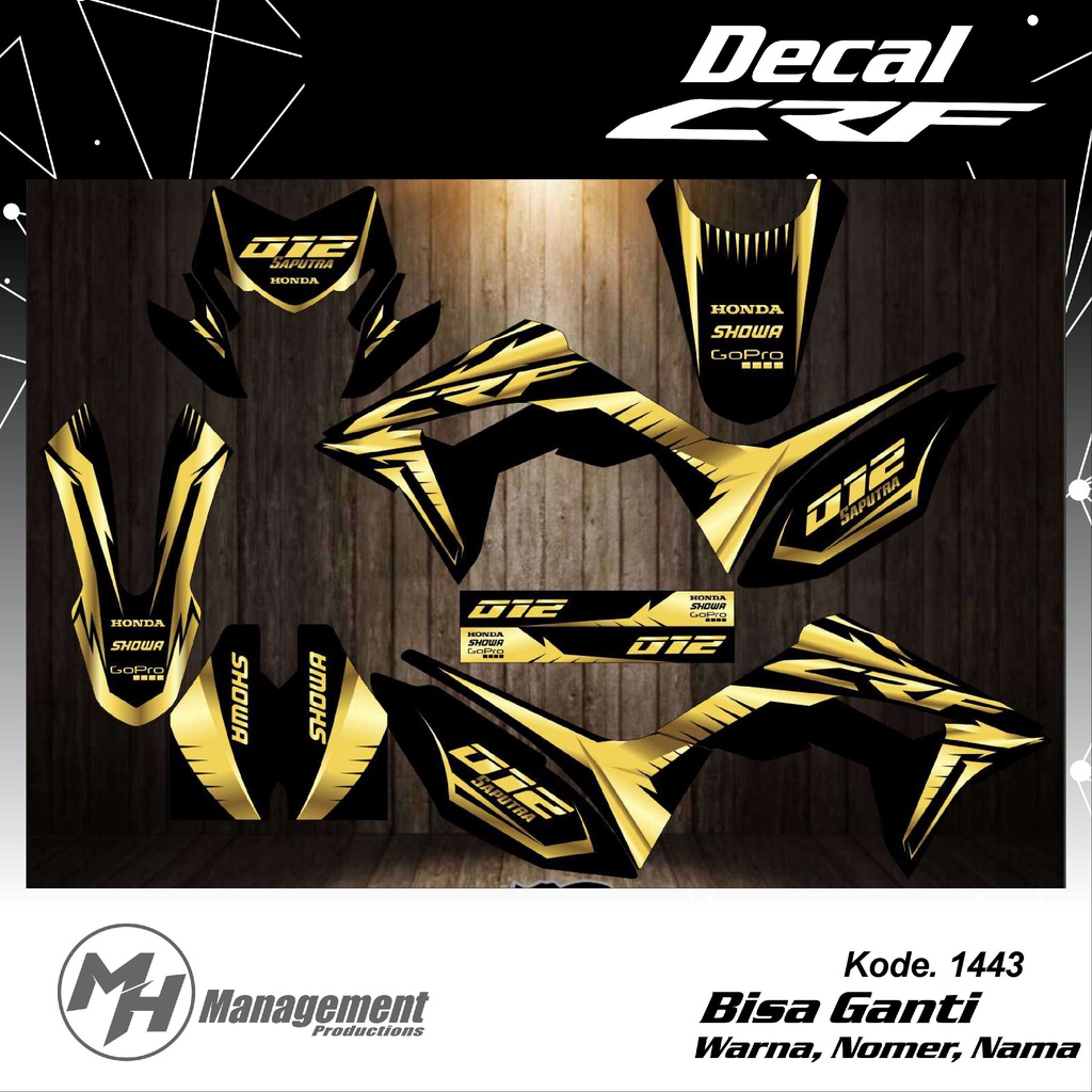 Jual decal crf motif keren pakai laminasi | Shopee Indonesia
