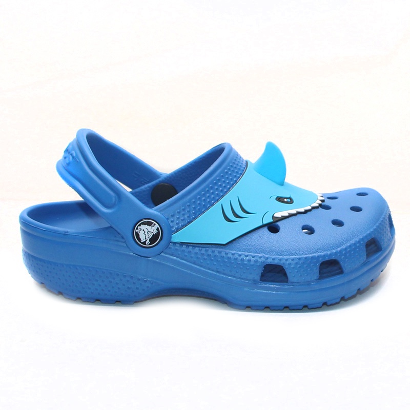 Jual [GRANGLORIOUS] Crocs Anak Anak Shark / Crocs anak Fun lab sharks ...