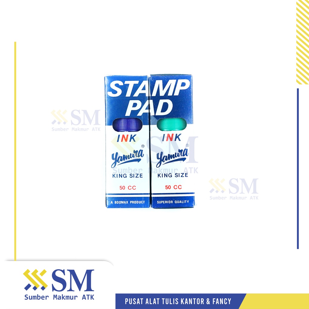 Jual YAMURA STAMP PAD INK / REFILL TINTA STEMPEL SIZE KING | Shopee ...