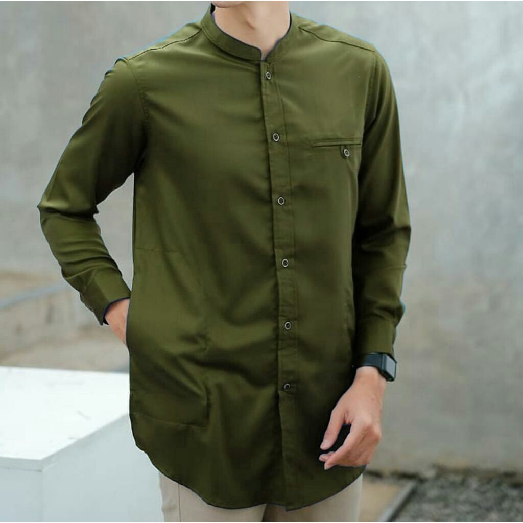 Jual Baju Koko Muslim Arto Bahan Toyobo Size S M L XL XXL | Shopee ...