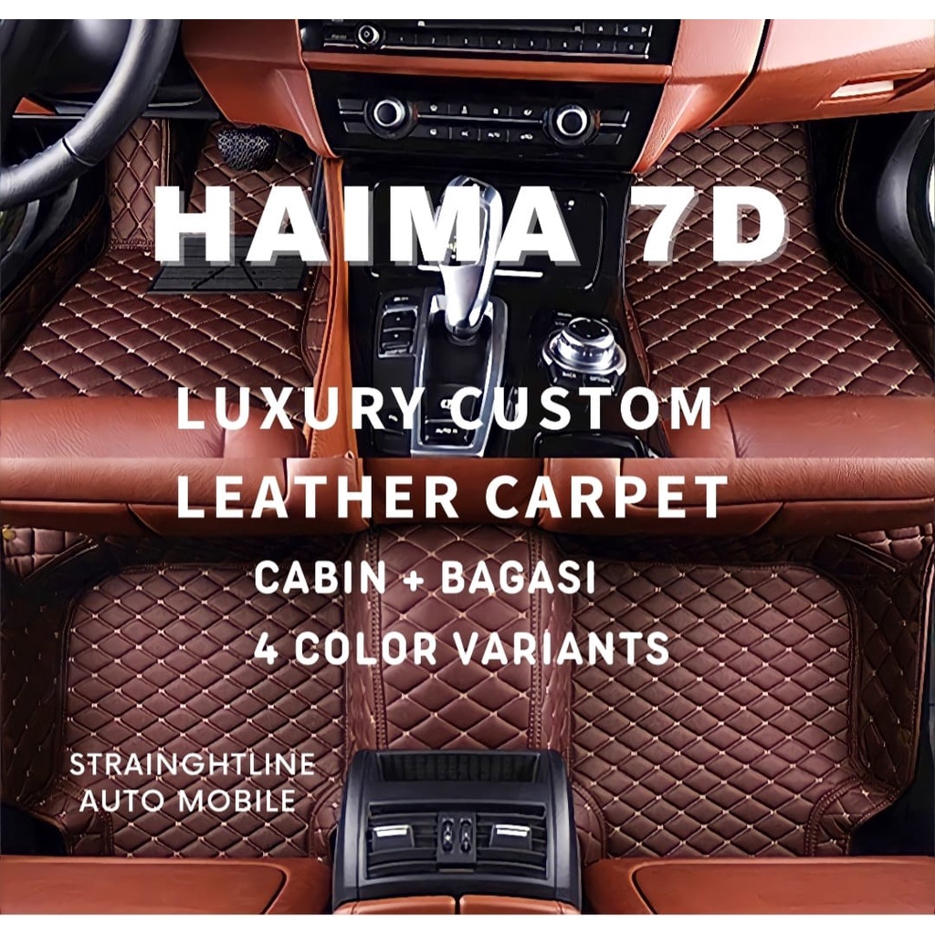 Jual Karpet Mobil Trail Blazer HAIMA 7D Custom Leather Luxury 3Baris ...