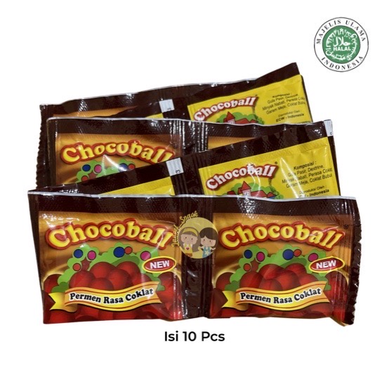 Jual Permen Chocoball Rasa Cokelat isi 10 bungkus by Jadoel Snack ...