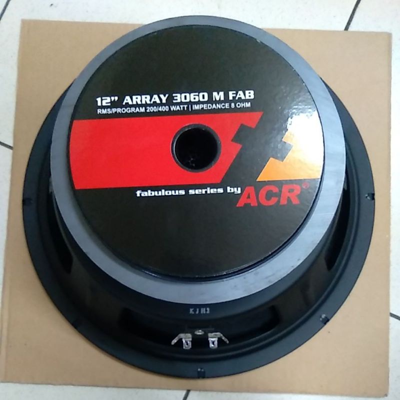 Jual SPEAKER ACR FABULOUS 12" ARRAY 3060 M FAB WOOFER 400 Watt | Shopee ...