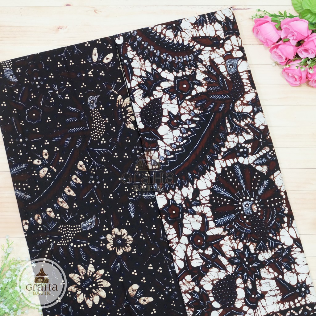 Jual KAIN BATIK TULIS BAKARAN ASLI PATI BAHAN KATUN PREMIUM MERAK ...