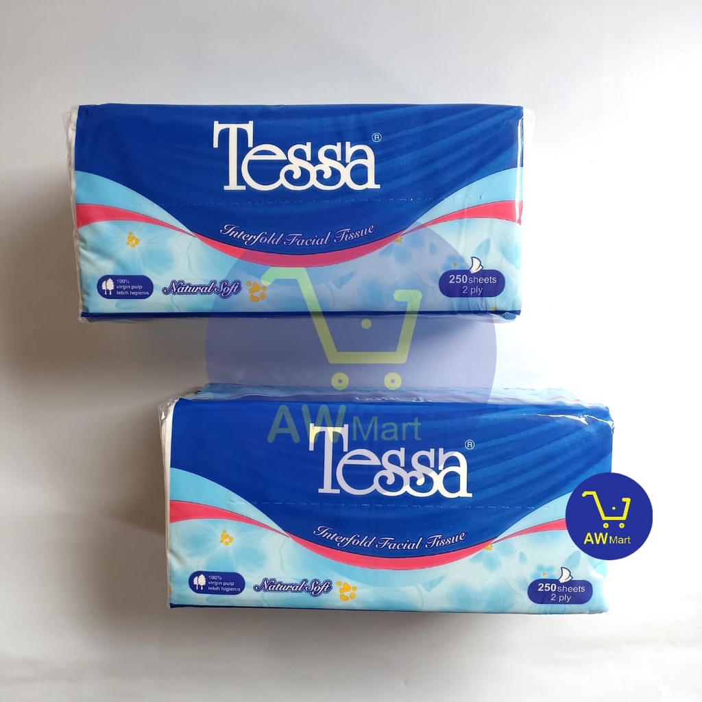 Jual TISSUE TESSA 250 SHEETS 2 PLY / TESSA TRAVEL ISI 50 SHEETS 2 PLY ...