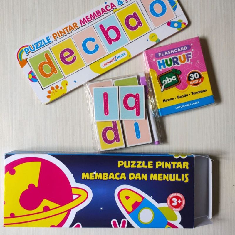 Jual Puzzle Pintar Membaca dan Menulis | Shopee Indonesia