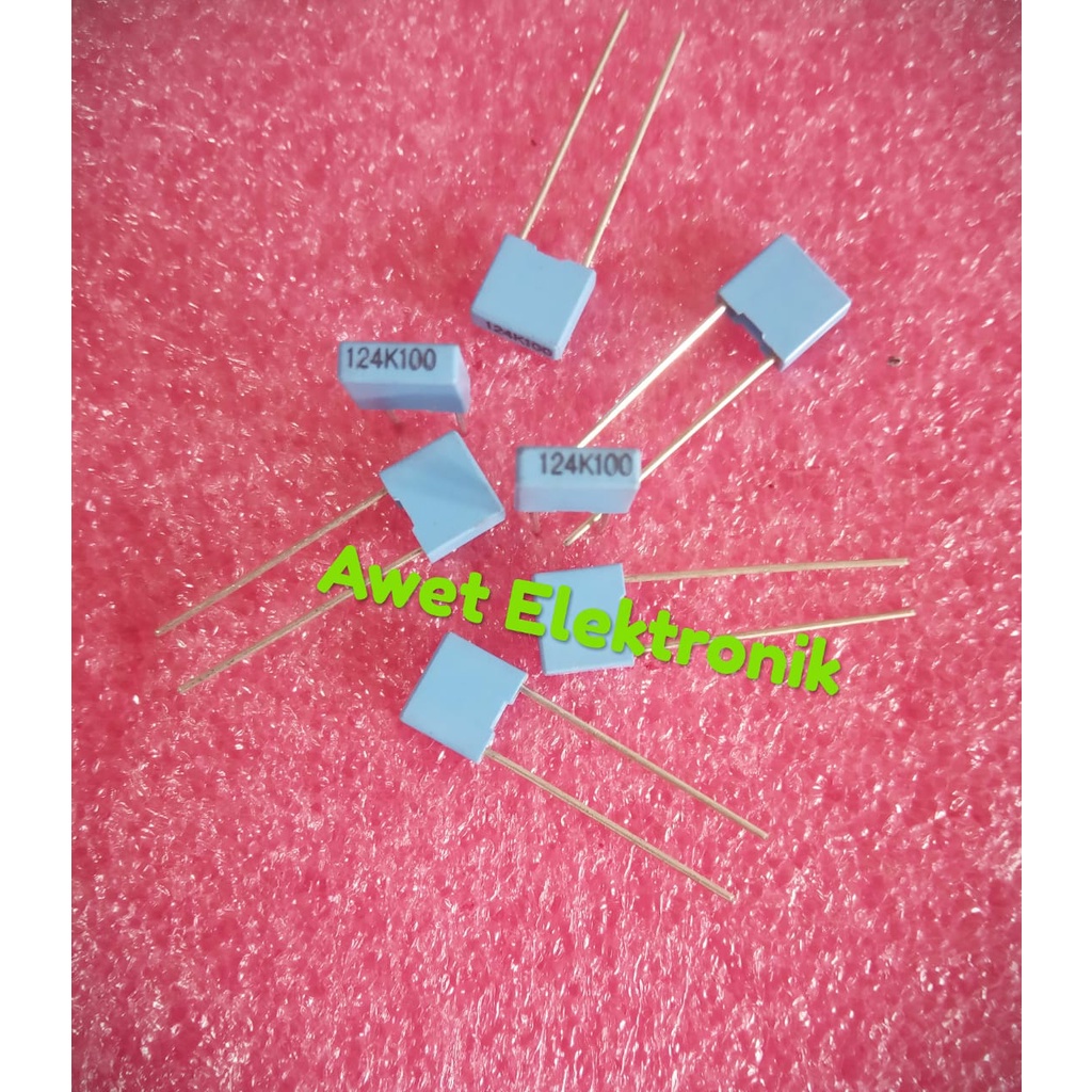 Jual kapasitor MKM 124K 100V capasitor mkm 124 100v capasitor 124k 100V ...