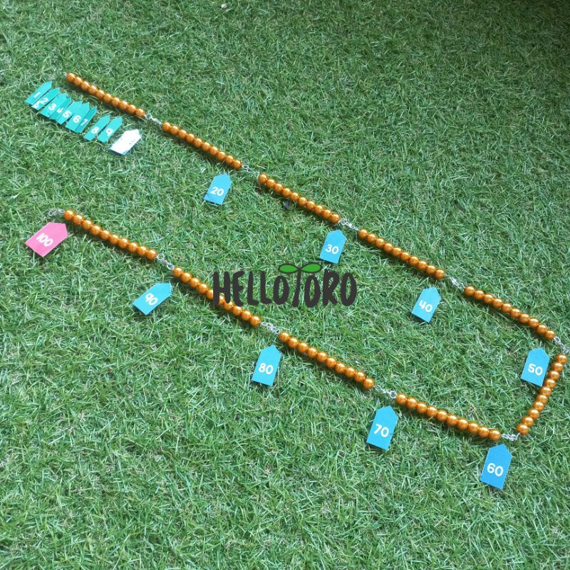 Jual One Hundred Chain Montessori | Shopee Indonesia