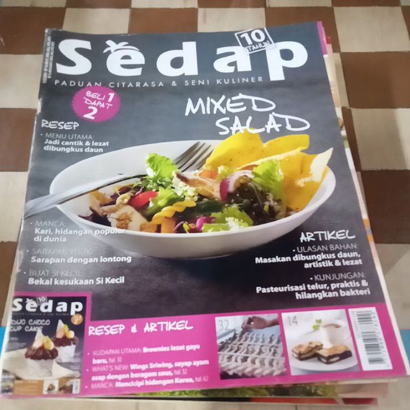 Jual Majalah Resep Masakan | Majalah Resep Makanan | Majalah Sedap ...