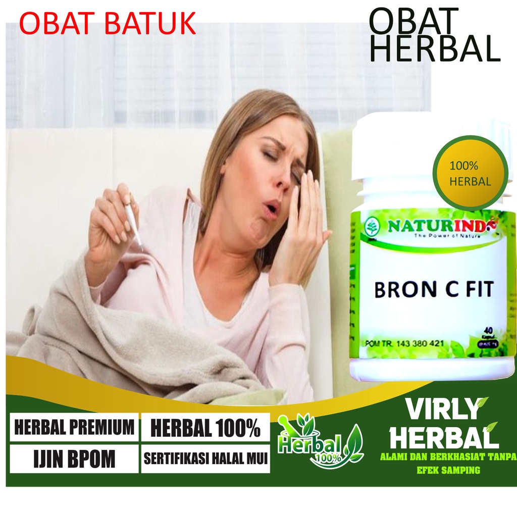 Jual Obat Batuk Herbal Bron C Fit Obat Batuk Berdahak, Obat Batuk ...