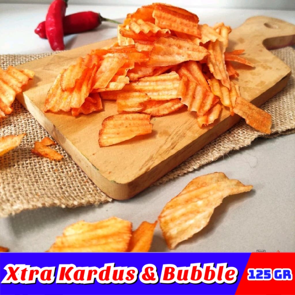 Jual Cemilan Keripik Singkong Balado 125gr / Chuba Keripik Singkong ...