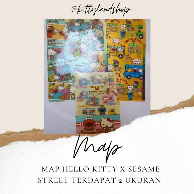 Jual MAP / FOLDER / SANRIO X SESAME STREET / MAP FILE | Shopee Indonesia