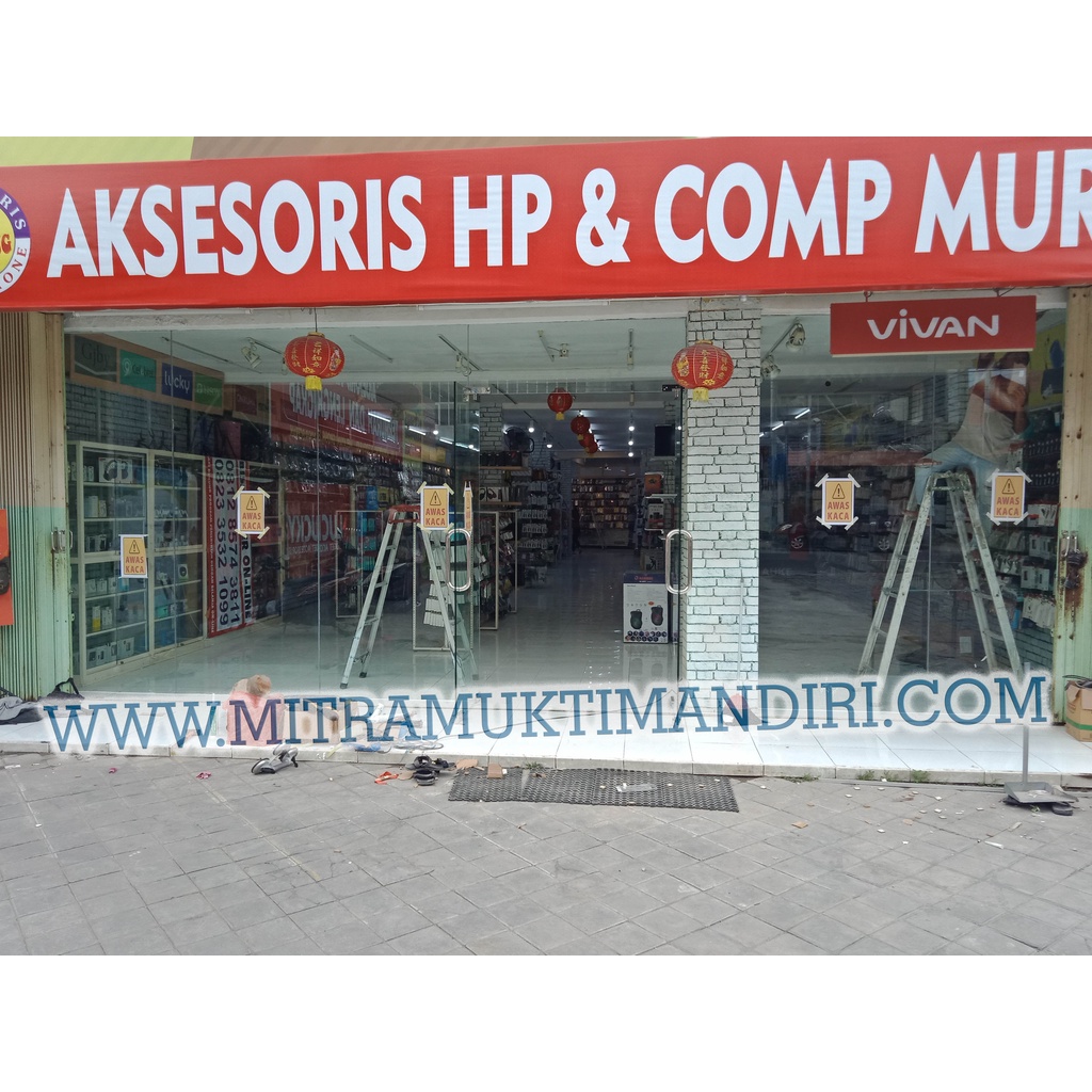 Jual Pintu Kaca Tempered 10mm(dekson hardware) | Shopee Indonesia