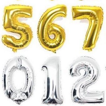 Jual Balon Huruf dan Angka 40cm | Shopee Indonesia