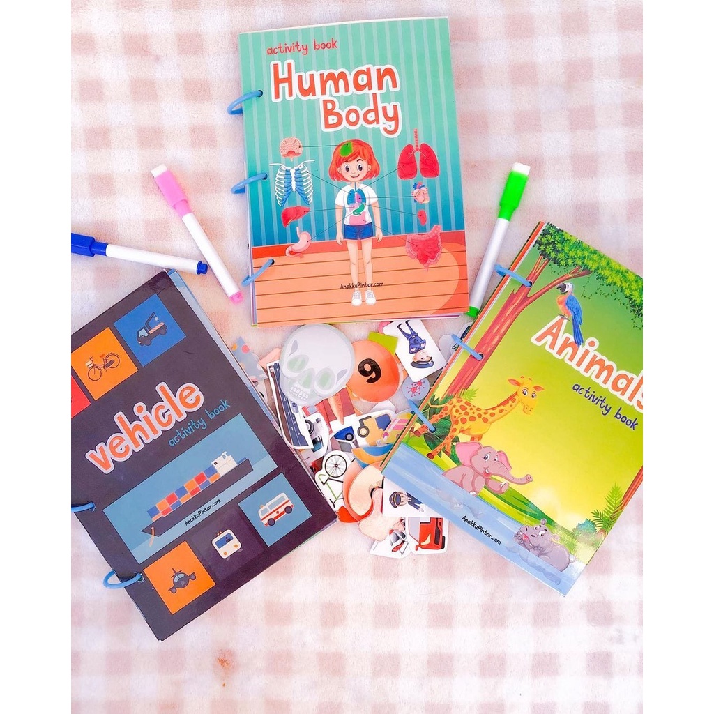 Jual Activity Book Paket Bundling Exlusive/ Activity Book 3 Tema/ Paket ...