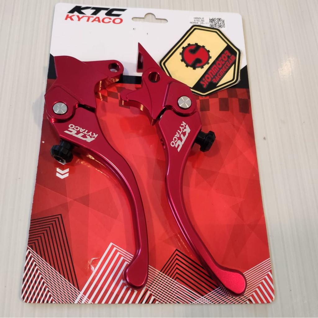 Jual Brake Lever For / Handle Set Yamaha Aerox 155cc KTC Kytaco Merah ...