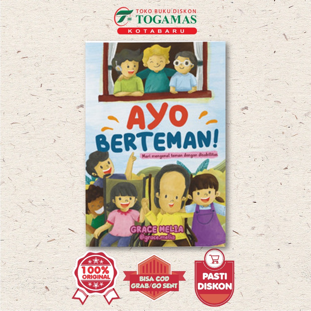 Jual Ayo Berteman: Mari Mengenal Teman Dengan Disabilitas - Grace Melia ...