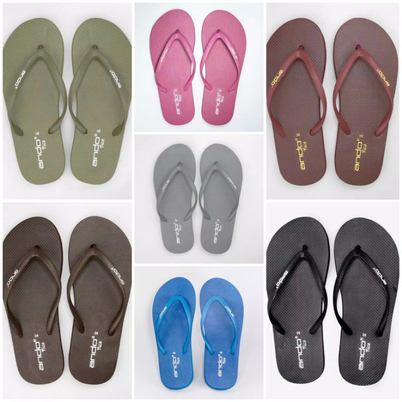 Jual Original Sandal Ando Nice Basic Jepit Wanita Sendal Cewek Dewasa ...