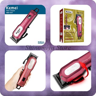 Jual HAIR CLIPPER KEMEI 1031||CORDLESS CLIPPER||ALAT MESIN CUKUR RAMBUT TANPA KABEL||KETAM ...