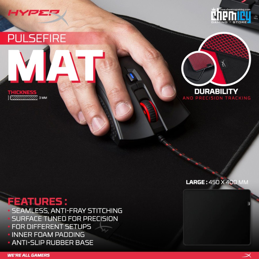 Jual HyperX Pulsefire Mat Large Cloth Surface Gaming Mousepad | Shopee Indonesia