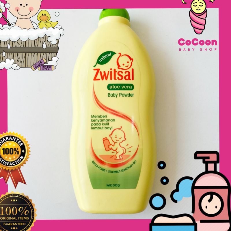 Jual Zwitsal Aloe Vera Baby Powder 300gr 300 gr / Bedak Biang Keringat ...