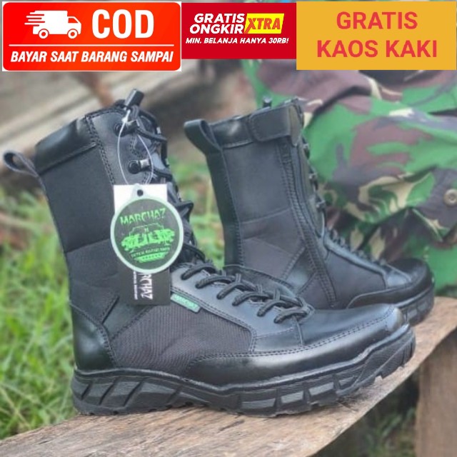 Jual SEPATU PDL MARCHAZ POLICE WEBA KULIT ASLI SEPATU PDL DINAS ...