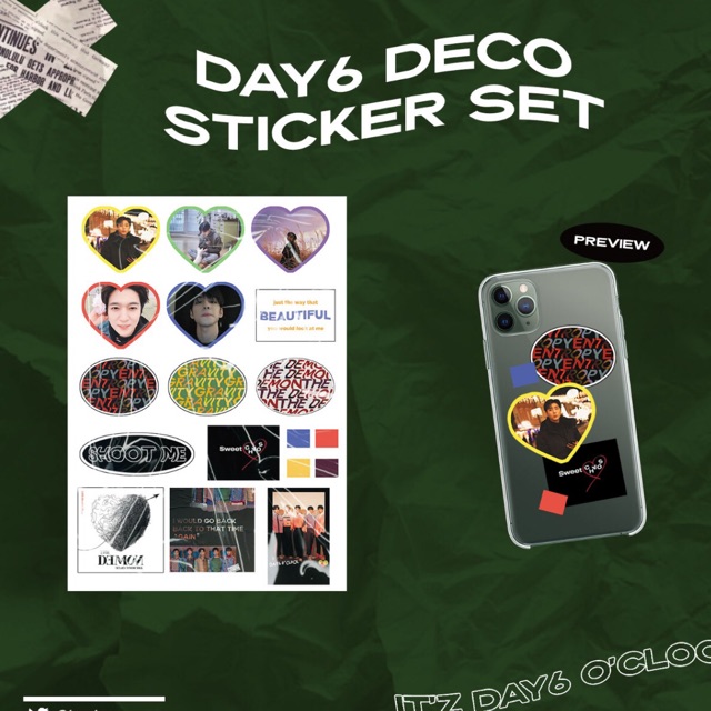 Jual DAY6 Deco Sticker Set | Shopee Indonesia