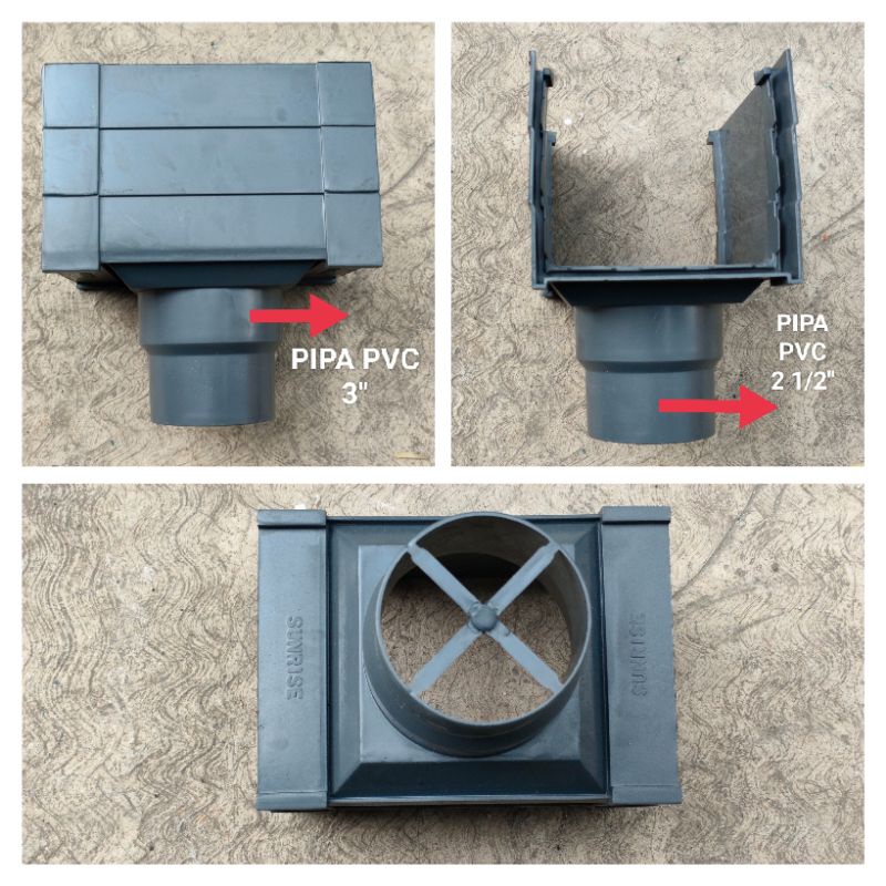 Jual Corong Talang Air PVC Kotak | Shopee Indonesia