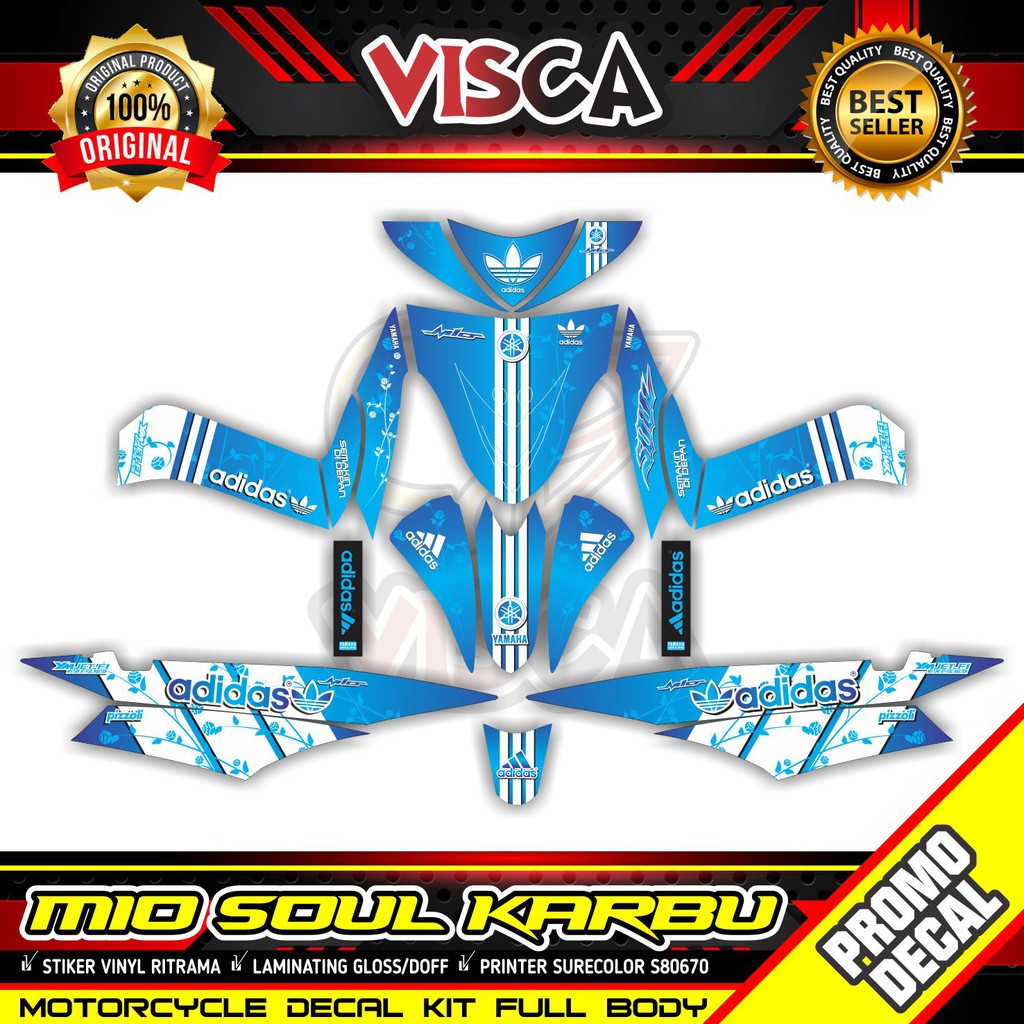 Jual Decal Mio Soul Karbu Full Body Stiker Mio Soul Karbu Variasi Keren ...