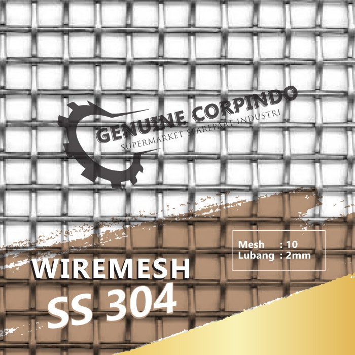 Jual Wiremesh SS 304 Mesh 10 Lubang 2 mm | Shopee Indonesia
