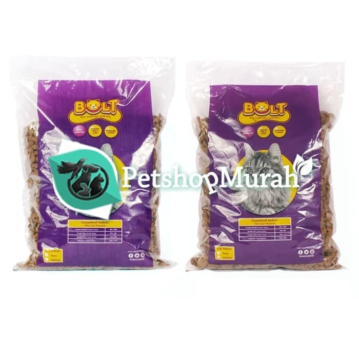 Jual bbg0000 Makanan Kucing Bolt Repack 1 Kg / Bolt Repacking 1Kg ...