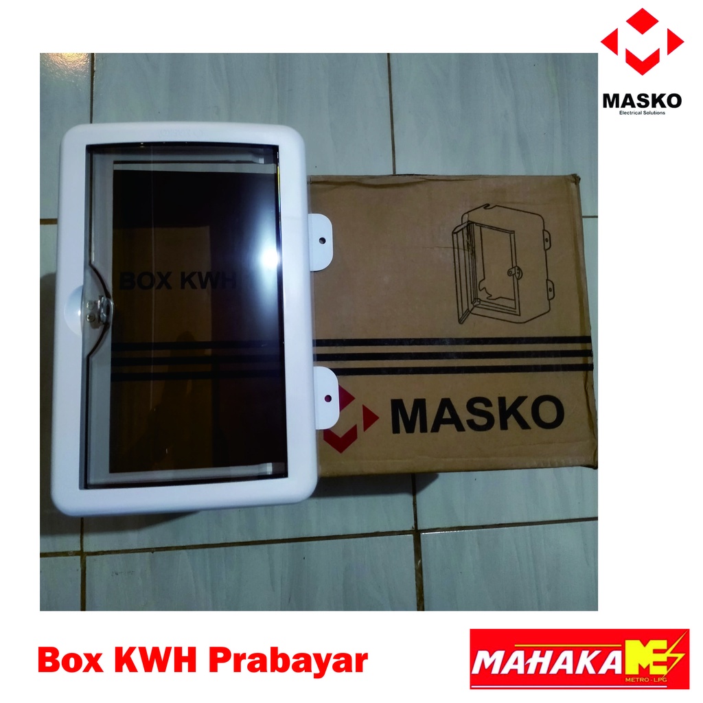 Jual Box Kwh Prabayar Tebal Kwalitas Premium Masko | Shopee Indonesia
