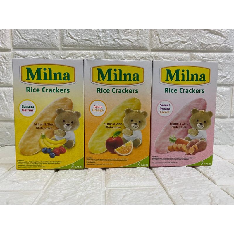 Jual Milna Rice Crackers 5 x 4 gr | Shopee Indonesia