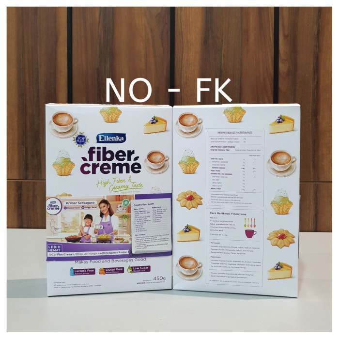 Jual vf0100f Ellenka Fiber Cream 450Gr Multi Purpose Creamer Santan ...