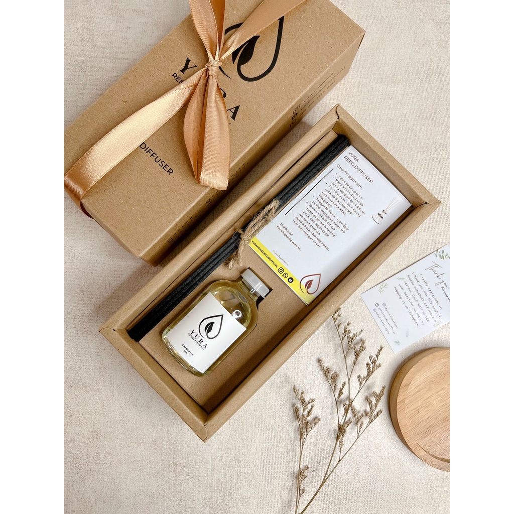 Jual YURA REED DIFFUSER 50 ml + TATAKAN | PENGHARUM RUANGAN | Shopee ...