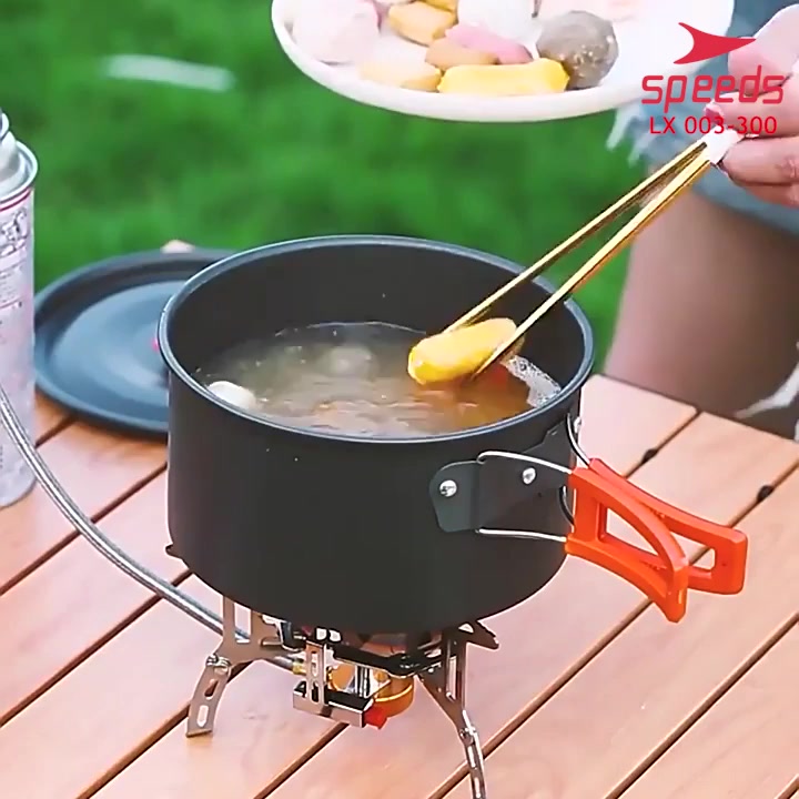 Jual SPEEDS Alat Masak Set Mini Camping Cooking Set 2-3 Orang Nesting ...