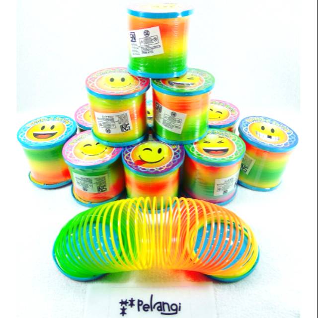 Jual Mainan Anak Rainbow Spring / Mainan Per Pegas Pelangi Diameter 6,5 ...